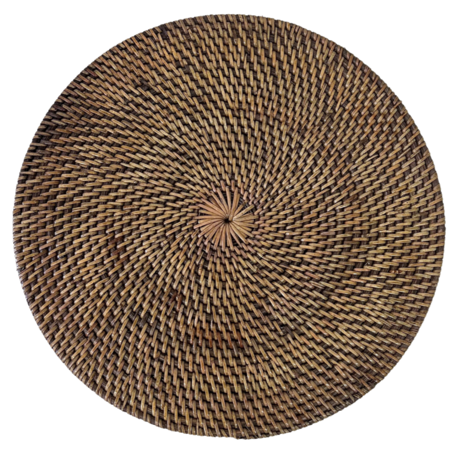 Brown Round Placemat - 2 sizes – Home and Abroad Trading