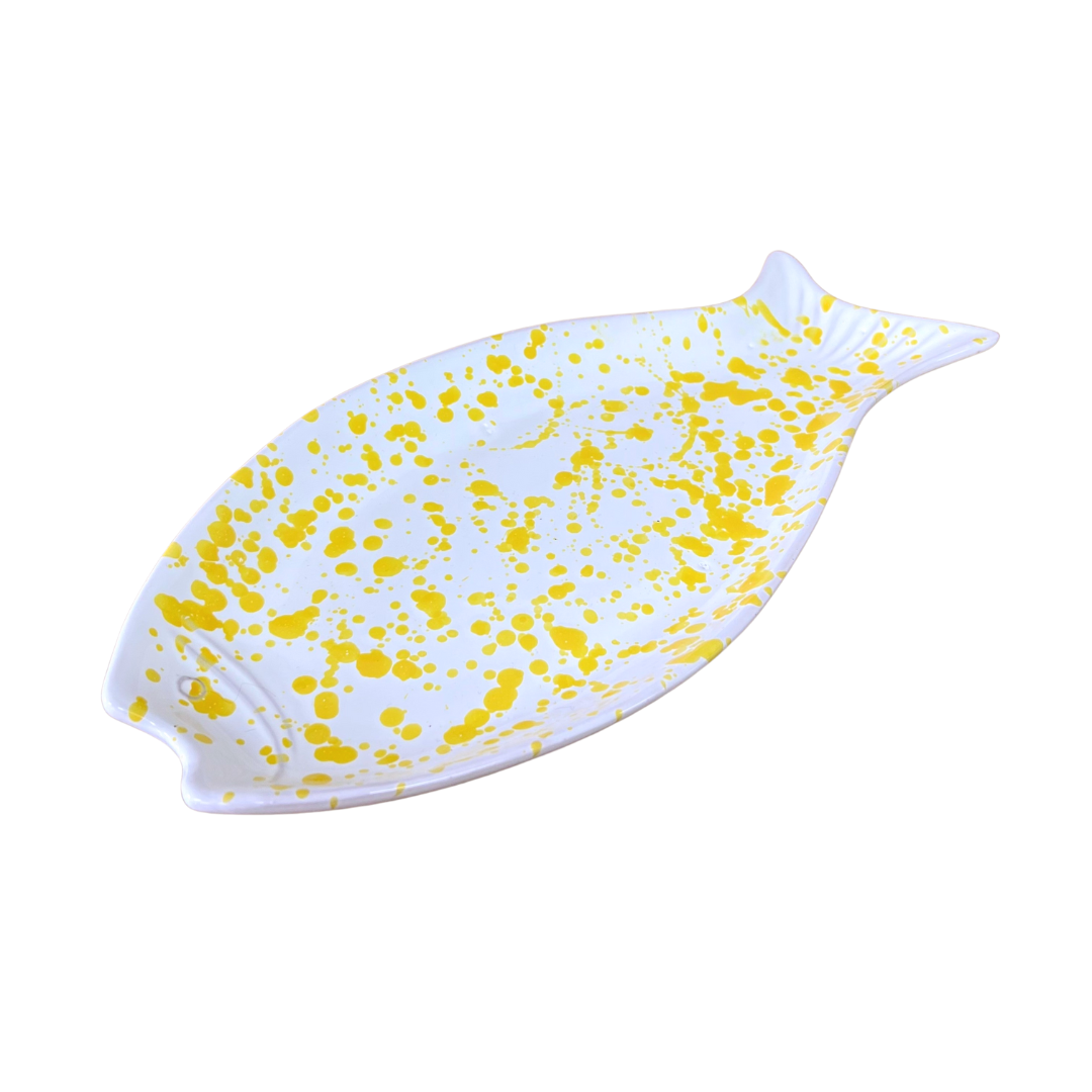 Yellow - Fish Dish 33cm – Home and Abroad Trading