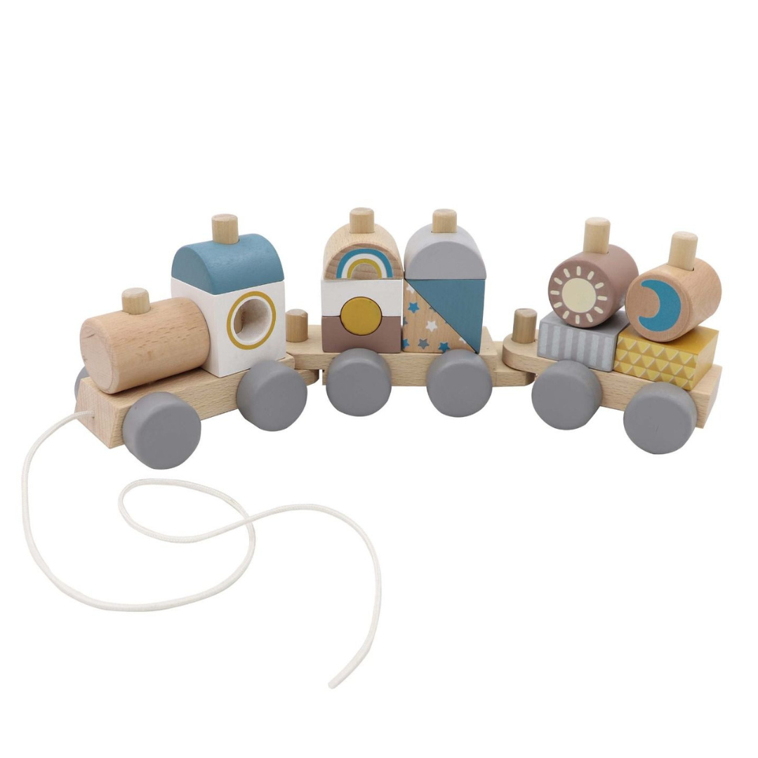Wooden Block Train – Home and Abroad Trading