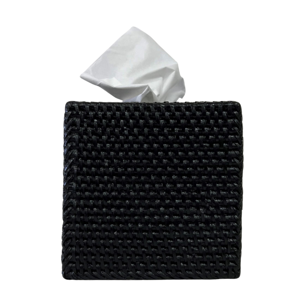 Black Square Tissue Box – Home and Abroad Trading