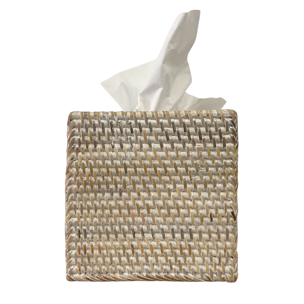 White Square Tissue Box – Home and Abroad Trading